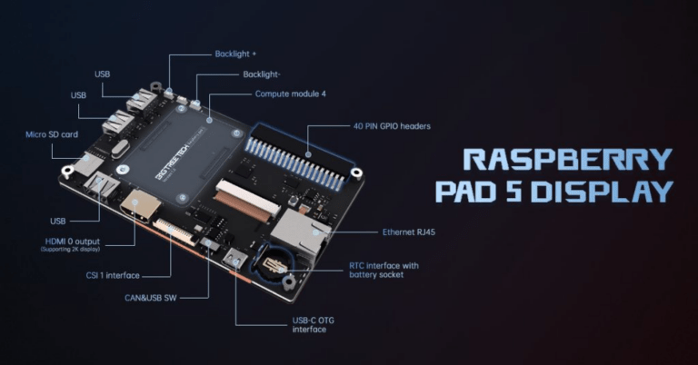 Raspberry Pad 5: more than just a screen - 3DWork